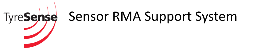 TyreSense Sensor RMA System
